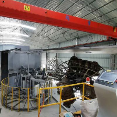 China Advanced Rotational Molding Equipment Air Cooling Method 1 Year for sale