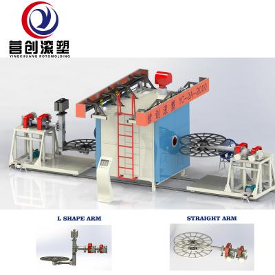 China Efficient And Reliable Bi Axial Shuttle Rotomoulding Machine  For PP/PE/HDPE/LLDPE for sale