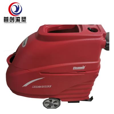 China 220V White Floor Cleaning Machine 380mm Width 5L Tank Capacity Automatic Manual Modes for sale