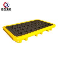 China Custom HDPE Plastic Pallets 1000-3000kg Load Capacity | Single Faced Design for Industrial Storage for sale