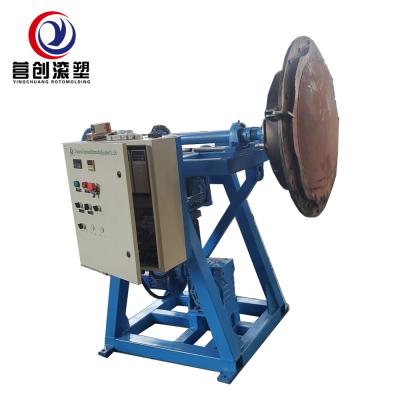 China Rock and Roll Rotomoulding Machine 4000x3200x2500mm 6KW-11KW Delta PLC Control for sale