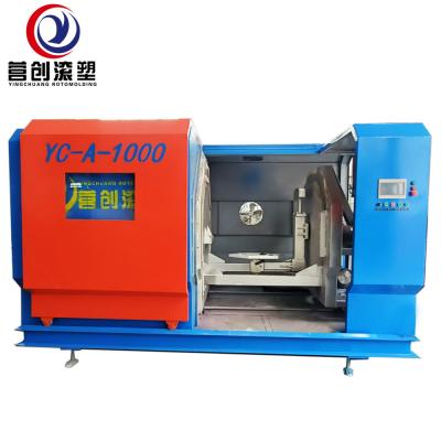 China Electric Heating Rotomolding Machine 30KW Air Cooled with 500mm Mold Size and 400°C Temperature Capacity for sale