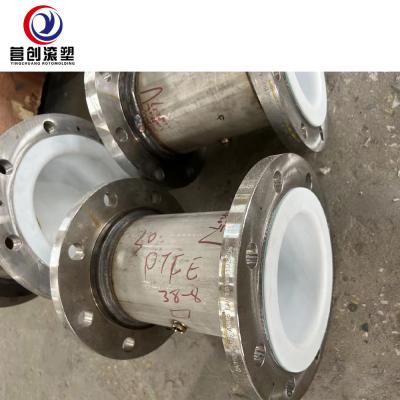 China Chemical Resistant PE Plastic Lined Steel Pipe - 100°C Temperature & 10 Bar Pressure Rating for Industrial Applications for sale