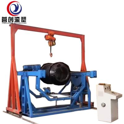 China 6KW-11KW Automatic Rock and Roll Rotomoulding Machine with Supporting gantry crane for sale