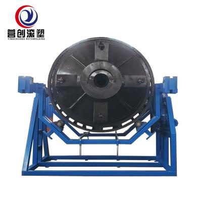 China Rock and Roll Rotomoulding Machine 380V 50Hz Delta PLC Control 4000x3200x2500mm for sale