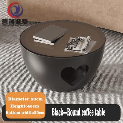 China YingChang Roto Molded Coffee Table 80cm Round Polyethylene Furniture for Indoor Outdoor Use for sale