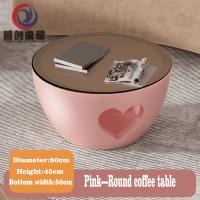 China YingChang 80cm Roto Molded Round Coffee Table - Waterproof Polyethylene for Indoor & Outdoor Use for sale