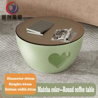 China YingChang Roto Molded Round Coffee Table 80cm Diameter UV Resistant Waterproof Outdoor Furniture for sale