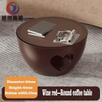 China YingChang UV Resistant Rotational Molded Furniture 80cm Round Table with 100kg Capacity for Indoor Outdoor Use for sale