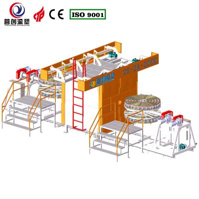 China YINGCHUANG Shuttle Rotomolding Machine PLC Control 220V 380V 440V Automatic for sale