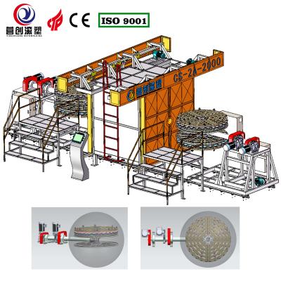 China 30min Cycle Time Rotomolding Machine With PLC Control For Producing Pickleball for sale