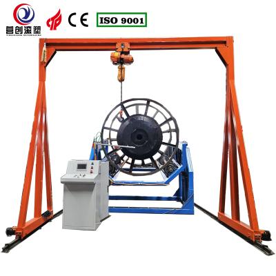China Yingchuang Rock and Roll Rotomoulding Machine 6KW-11KW 380V 3Phases High Durability for sale