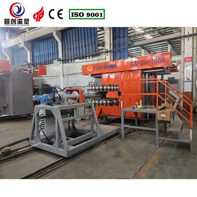 China 220V/380V/440V Voltage Shuttle Rotomolding Machine with PLC Control System and Adjustable Rotating Speed for pickleball for sale
