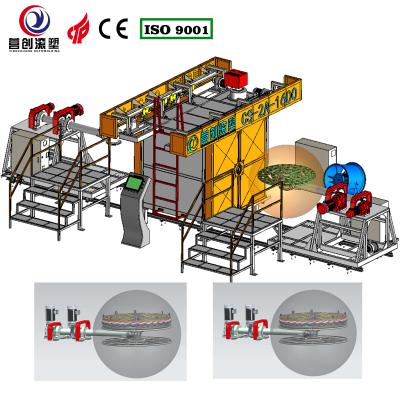 China YINGCHUANG CS-2A-1600 Automatic Shuttle Rotomolding Machine PLC Control 220V 15-30min Cycle for sale