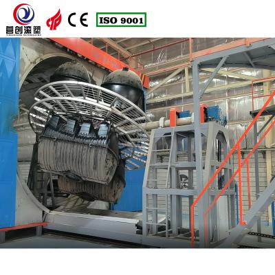 China YINGCHUANG CS-2A-5500 Shuttle Rotomolding Machine PLC Control 15-30min Cycle for sale