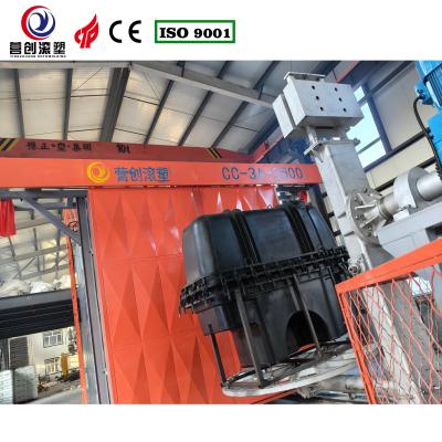 China YingChang CC-3A-3500 Rotational Molding Machine 3000pcs/hr 7.5kW Aluminum Mold Industrial Plastic Production for sale