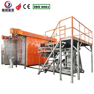 China Adjustable Rotating Speed Shuttle Rotomolding Machine For Manufacturing Plant Production Needs for sale