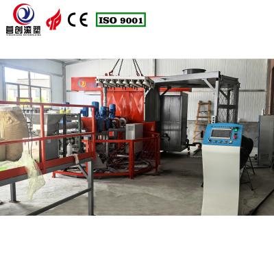 China Automatic Customizable Bi Axial Rotomoulding Machine For Pickleballs 63KW Power for sale