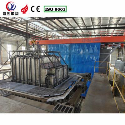 China INGCHUANG 6.5m Large Oven Bi-Axial Shuttle Rotomolding Machine, PLC Automatic Rotational Molding Equipment For Custom LLDPE Electrolyte Energy Storage Tanks for sale