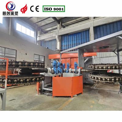 China Carousel Rotational Molding Equipment With Automatic Mould Change System Streamline Production For Pickleball for sale