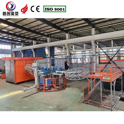 China 4 Arms 3.5 Metres Oven Bi Axial Rotomoulding Machine Experience Unmatched Efficiency Precision for sale