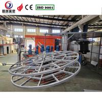 China 4 Arm 5 Station 3.5m Oven Carousel Bi Axial Rotomoulding Machine 350kg Capacity for sale