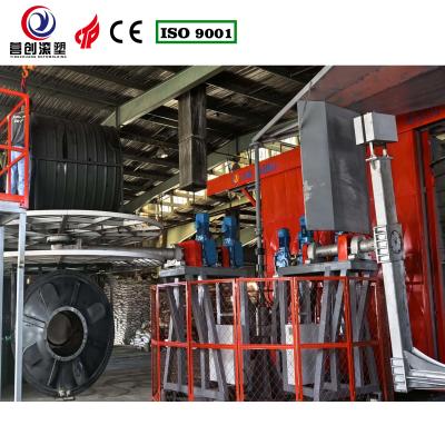 China Yingchuang CC-3A-4500 Carousel Rotational Molding Machine for PE Plastic for sale