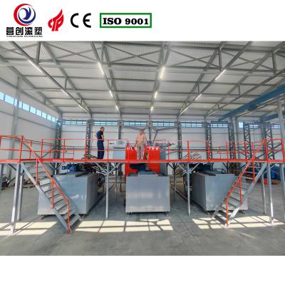 China YINGCHUANG CS-3A-3500 Three-Arm Shuttle Rotomolding Machine, Fully Automatic Multi-Station Rotational Molding Equipment For PE Water Tanks & Industrial Plastic Containers for sale