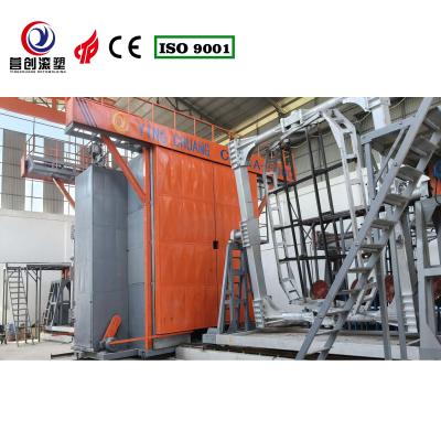 China Customizable Temperature Multi-Arm Shuttle Rotomolding Machine 500L-10000L 50/60Hz for sale
