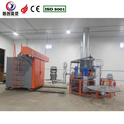 China Yingchuang Roto Camouflage Cooler Box with Carousel Rotomolding Machine for sale
