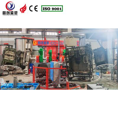 China Bi Axial Rotomoulding Machine 10KW Automatic Hydraulic Mould Opening 1.2-2.5m Arm Length for sale