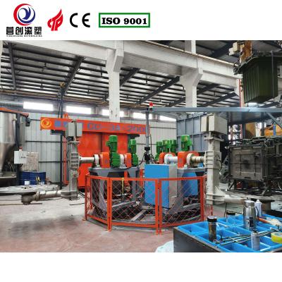 China Bi Axial Rotomoulding Machine 10KW Hydraulic Mould Opening Arm Length 1.2-2.5m for sale