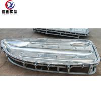 China Yingchuang OEM Rotomolded Kayak Mold Thick Cast Aluminum Split Rotational Mould with Quick Clamp Frame for Plastic Fishing Canoe Production for sale