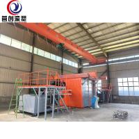 China Large Heating Chamber CS-2A-3000 Shuttle Rotomolder, Heavy Duty Double Arm Rotational Molding Machine For Big Plastic Tanks for sale