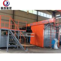China Large Heating Chamber CS-2A-3000 Shuttle Rotomolder, Heavy Duty Double Arm Rotational Molding Machine For Big Plastic Tanks for sale