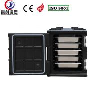 China YINGCHUANG OEM 75L Black Handle Type Rotomolded Insulated Box, Thick PU Foam Hot & Cold Holding GN Pan Food Transport Cabinet For Catering Canteen Central Kitchen for sale