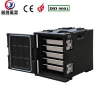 China YINGCHUANG OEM 75L Black Handle Type Rotomolded Insulated Box, Thick PU Foam Hot & Cold Holding GN Pan Food Transport Cabinet For Catering Canteen Central Kitchen for sale