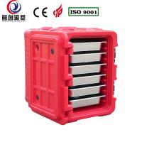 China YINGCHUANG ROTOMOLDING OEM 90L Red Handle Type Rotomolded Insulated Box, Thick PU Foam Hot & Cold Holding GN Pan Food Transport Cabinet For Central Kitchen Catering Canteen for sale