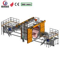 China Heavy Duty CS-2A-3000 Shuttle Rotomolding Machine, Gas Heating Shuttle Rotational Molding Unit for Water Tank & Septic Tank for sale