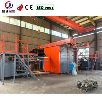 China CS-2A-3000 Shuttle Rotomolding Machine, 2 Arms Shuttle Type Rotational Molding Equipment for Plastic Rotomolded for sale