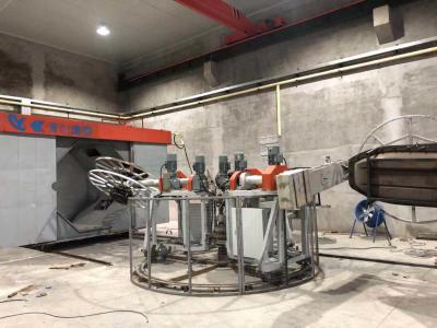 China PLC Controlled Plastic Rotary Moulding Machine 22-62kW 220-480V for sale