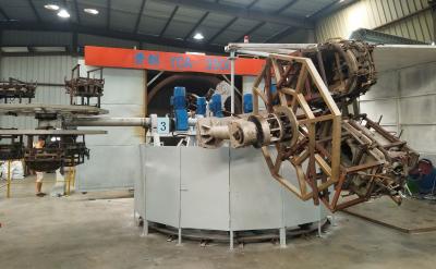 China Bi Axial Rotomoulding Machine 2500L-14000L Tank 49-85KW for PP PE HDPE LLDPE for sale