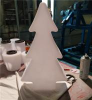 China Waterproof Christmas Tree Shape Outdoor Lampshade Cover - Custom Size PVC Fabric with UV & Fade Resistance for sale