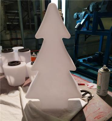 China Waterproof Christmas Tree Shape Outdoor Lampshade Cover - Custom Size PVC Fabric with UV & Fade Resistance for sale