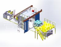 China Automated Shuttle Rotomolding Machine for Manufacturing Plant for sale
