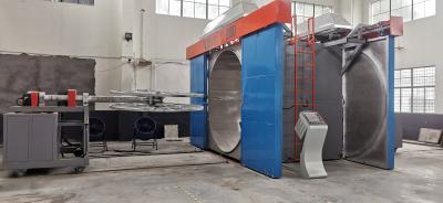 China PLC Control Shuttle Rotomolding Machine 15-30min Cycle Time 220V 380V 440V for sale