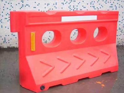 China Customized Plastic Traffic Control Barriers with Smooth Surface Design for Roadway Separation and Safety for sale