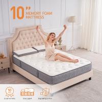 China Tight Top Memory Foam Pocket Spring Mattress VN1001 10 Inch for sale