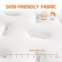 China Tight Top Memory Foam Pocket Spring Mattress VN1001 10 Inch for sale