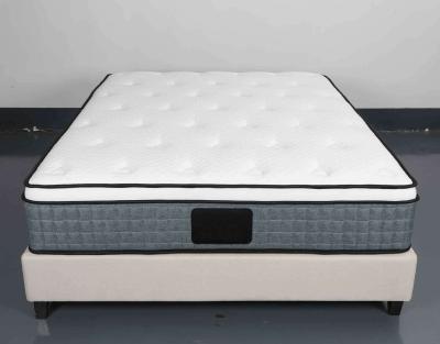 China 7 Zone Pocket Spring Mattress Rayon Fabric Top MDI Memory Foam Natural Latex 12 Inch for sale